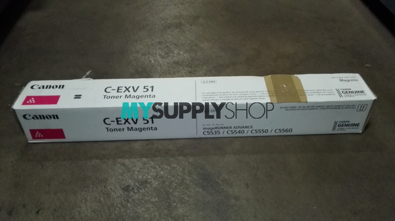 Canon C-EXV 51 Toner Ctg Magenta 60k (EMEA Box)